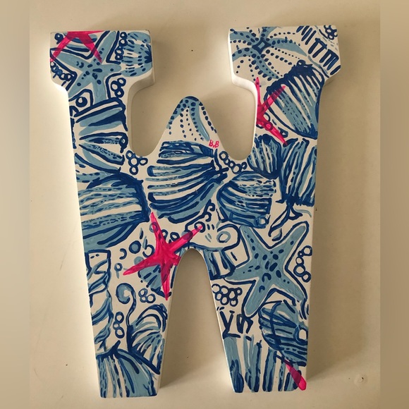 Wall Decor | Hand Painted Letter W | Poshmark